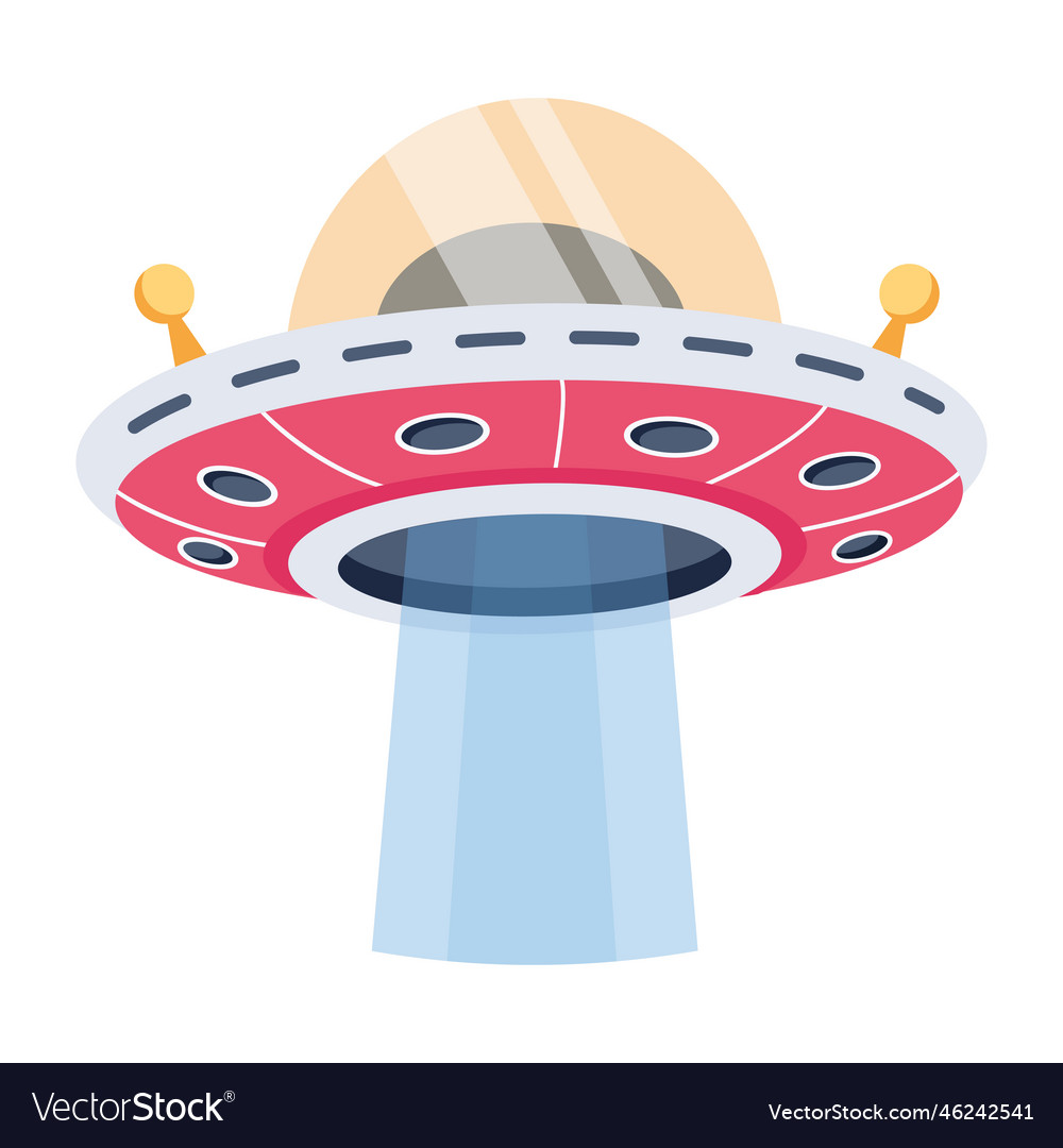 Alien craft Royalty Free Vector Image - VectorStock