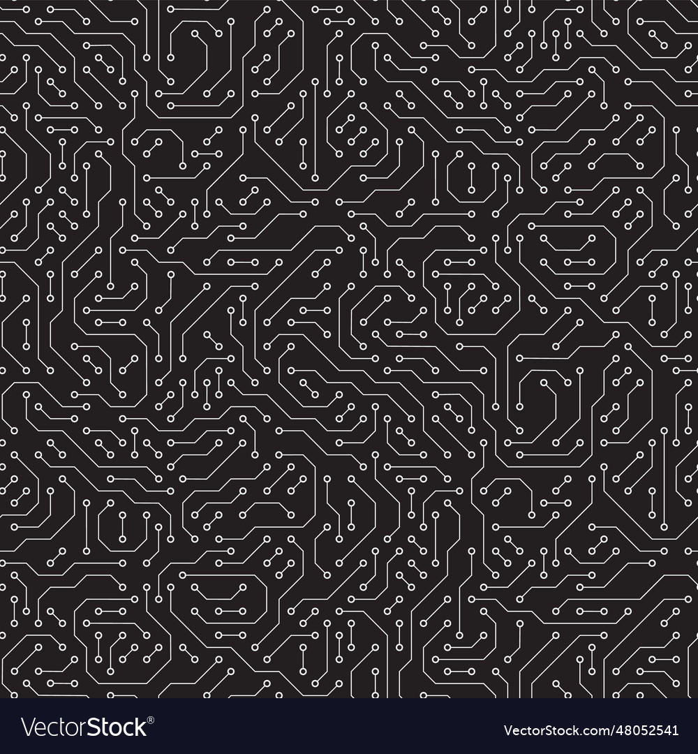 Computer circuit board texture Royalty Free Vector Image