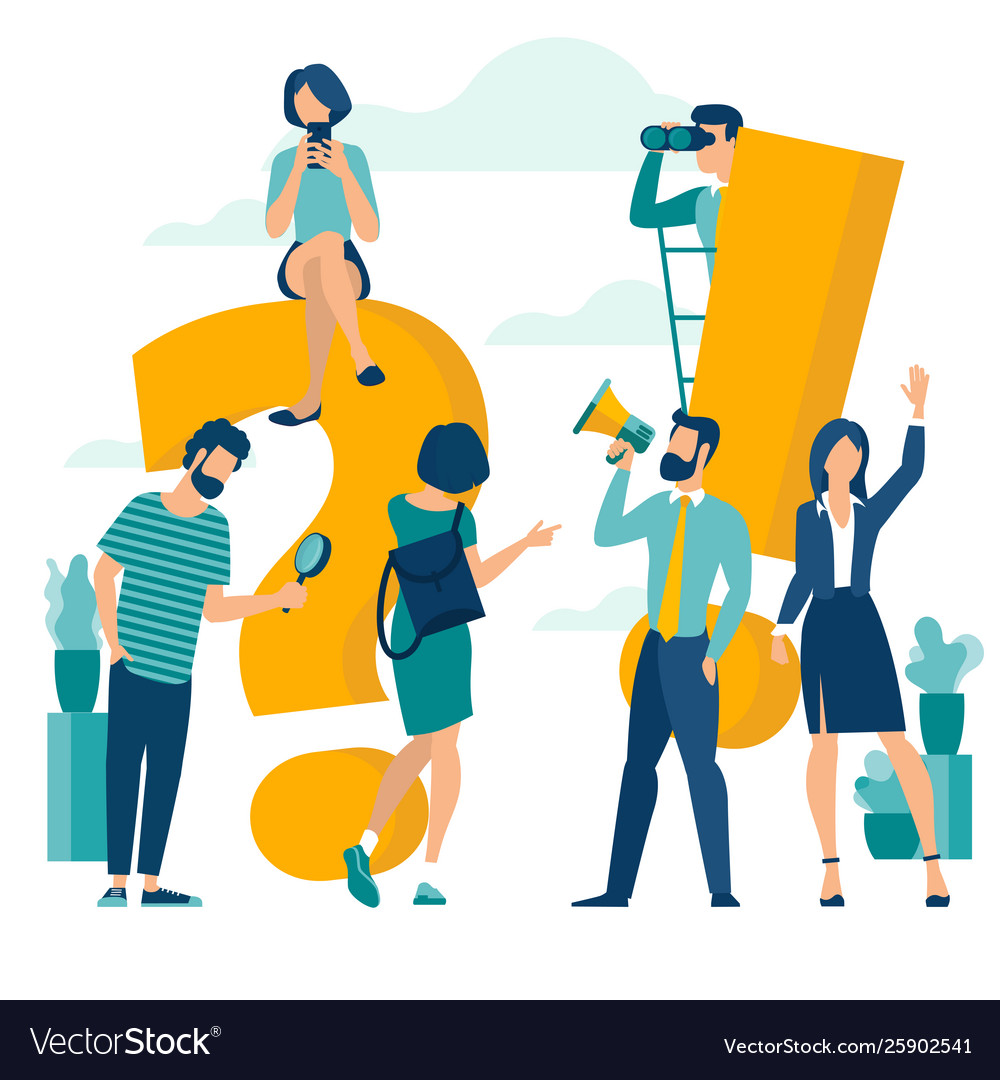 Exclamation and question mark Royalty Free Vector Image