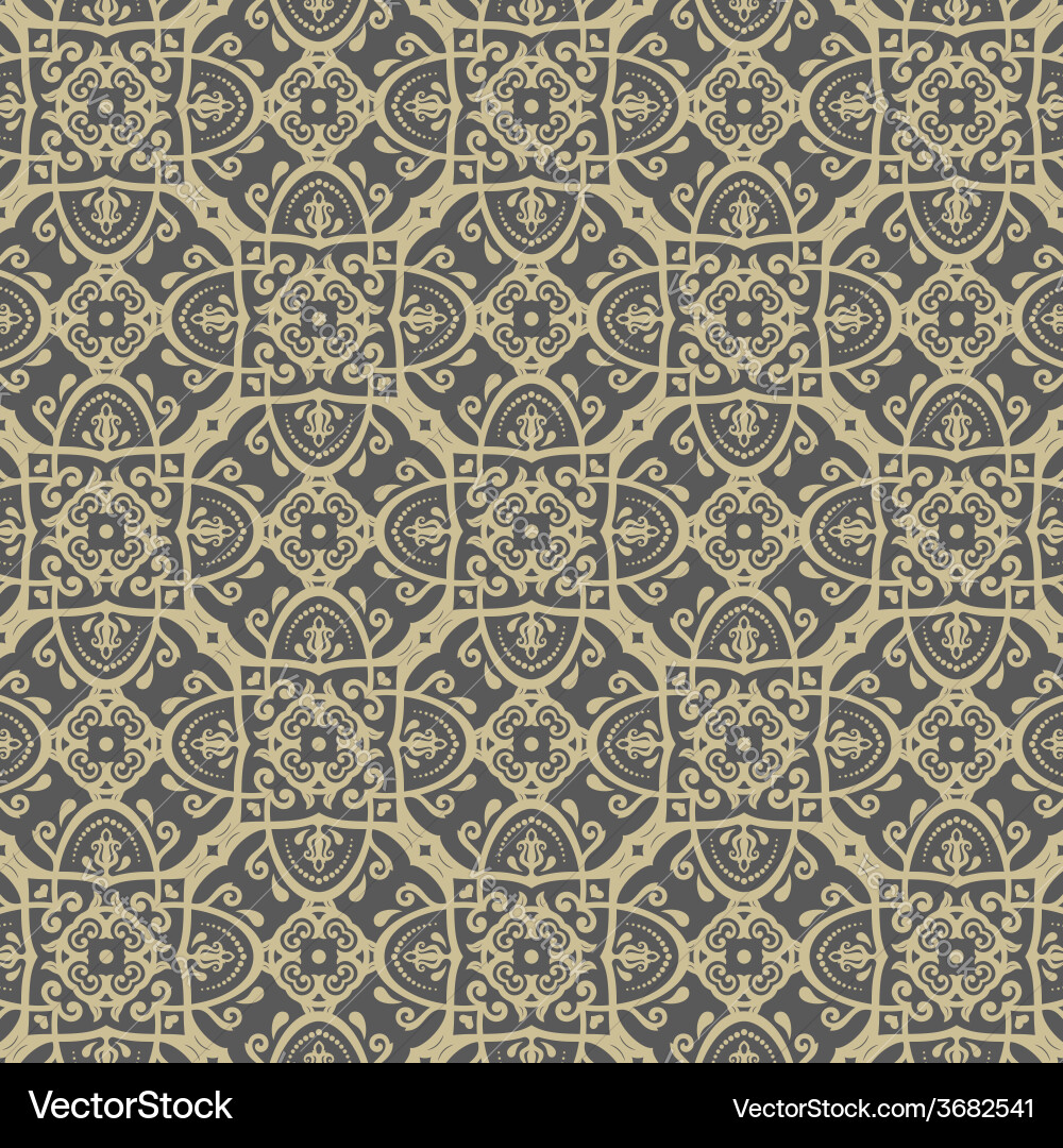 Pattern in the style of baroque abstract Vector Image