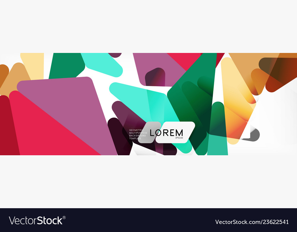 Science background abstract triangle pattern Vector Image