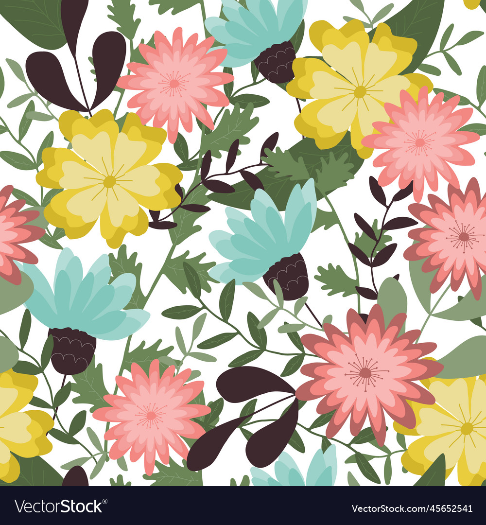 Seamless pattern with hand drawing Royalty Free Vector Image