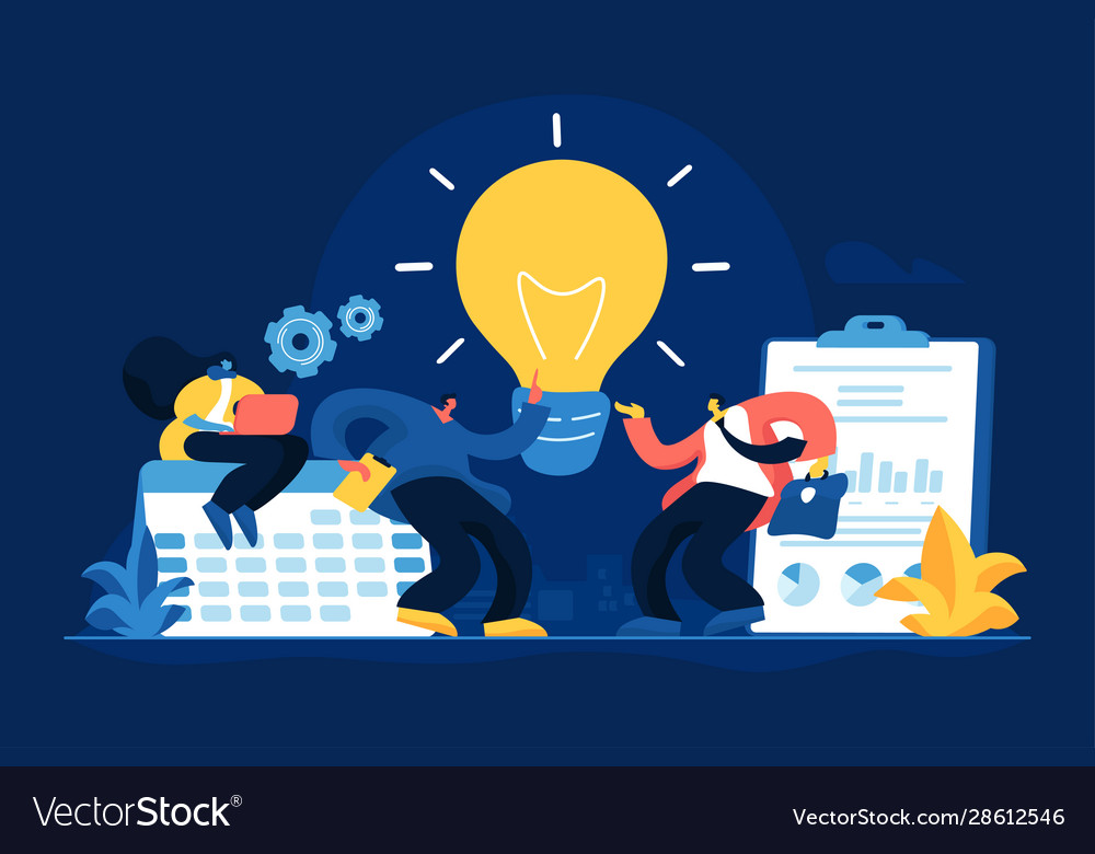 Vision statement concept Royalty Free Vector Image