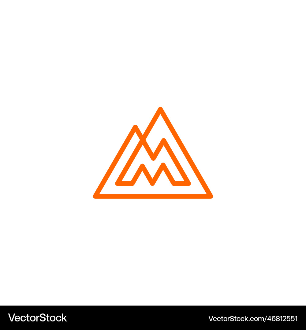 Initial M Monogram Clip Art