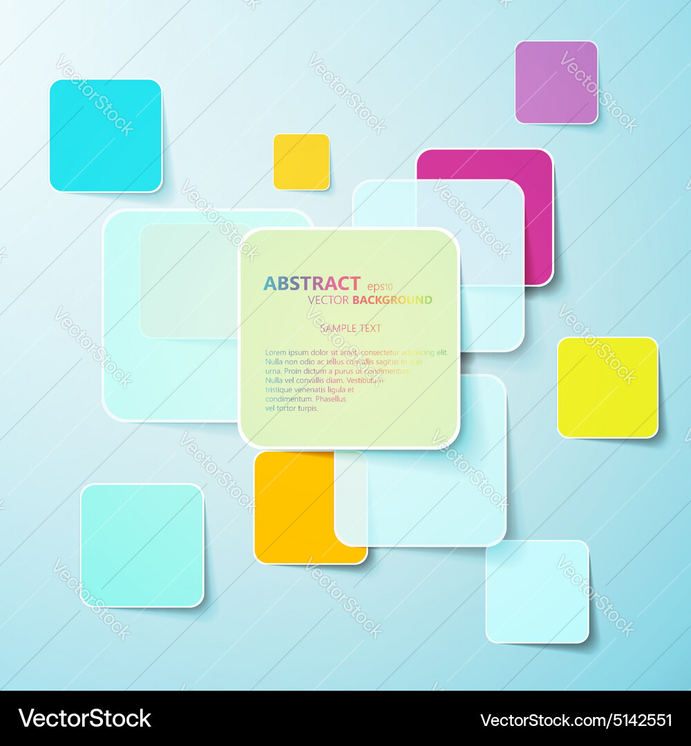 Collection of paper notes with copy space for text