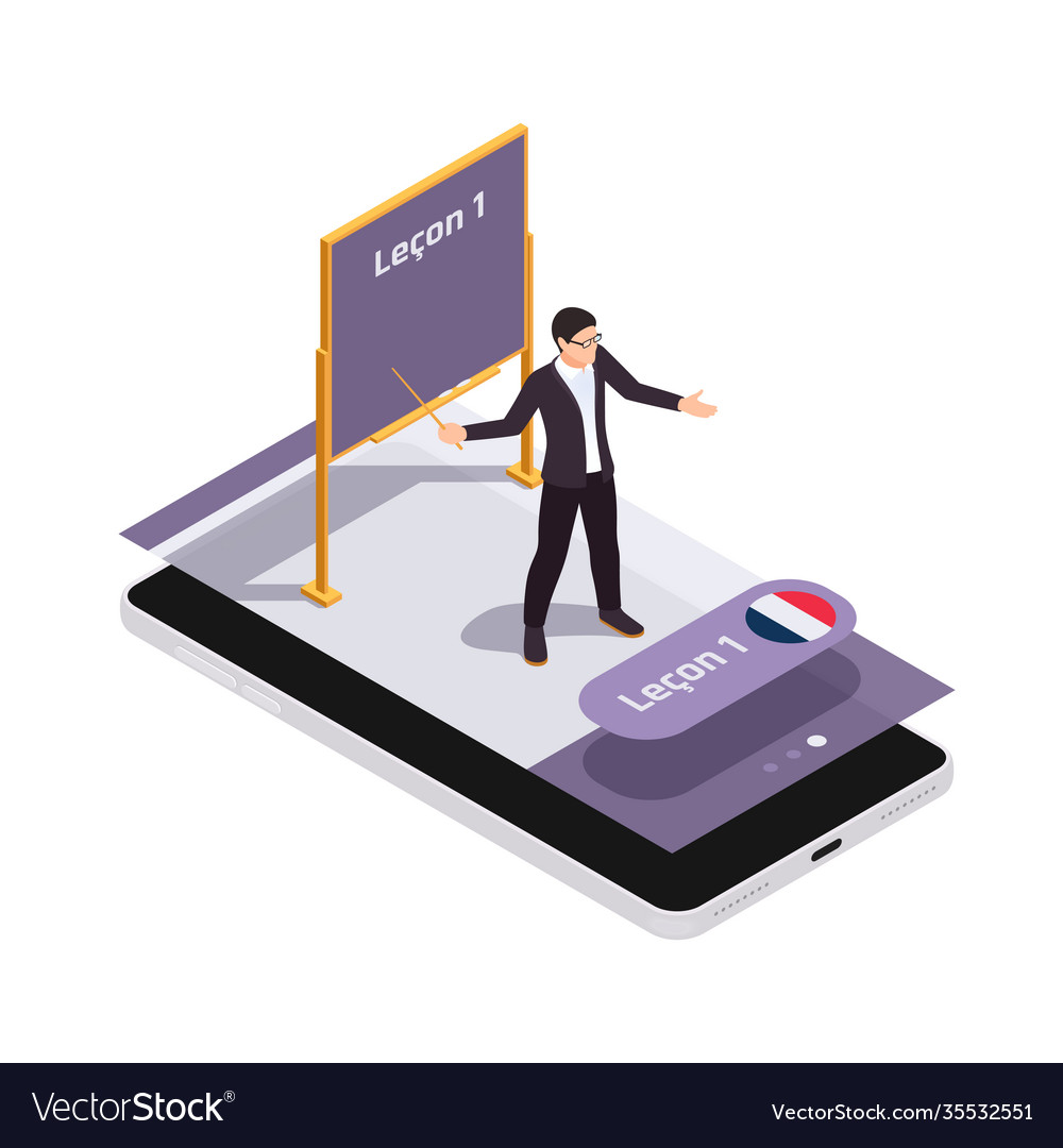 Learning languages concept Royalty Free Vector Image