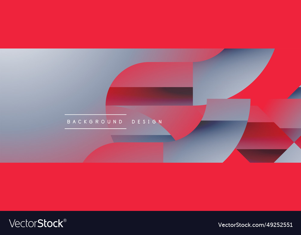 Simple geometric forms - dynamic Royalty Free Vector Image