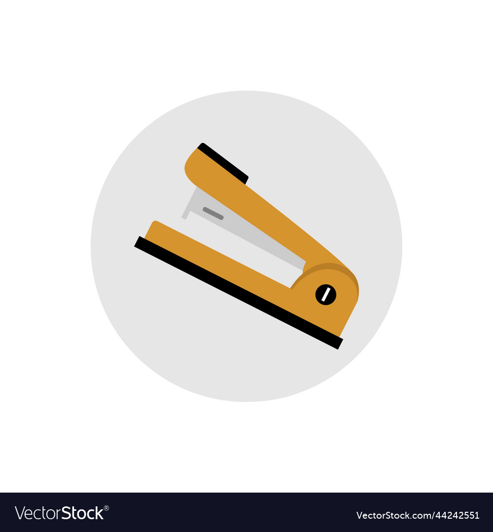 Simple stapler flat sign design Royalty Free Vector Image