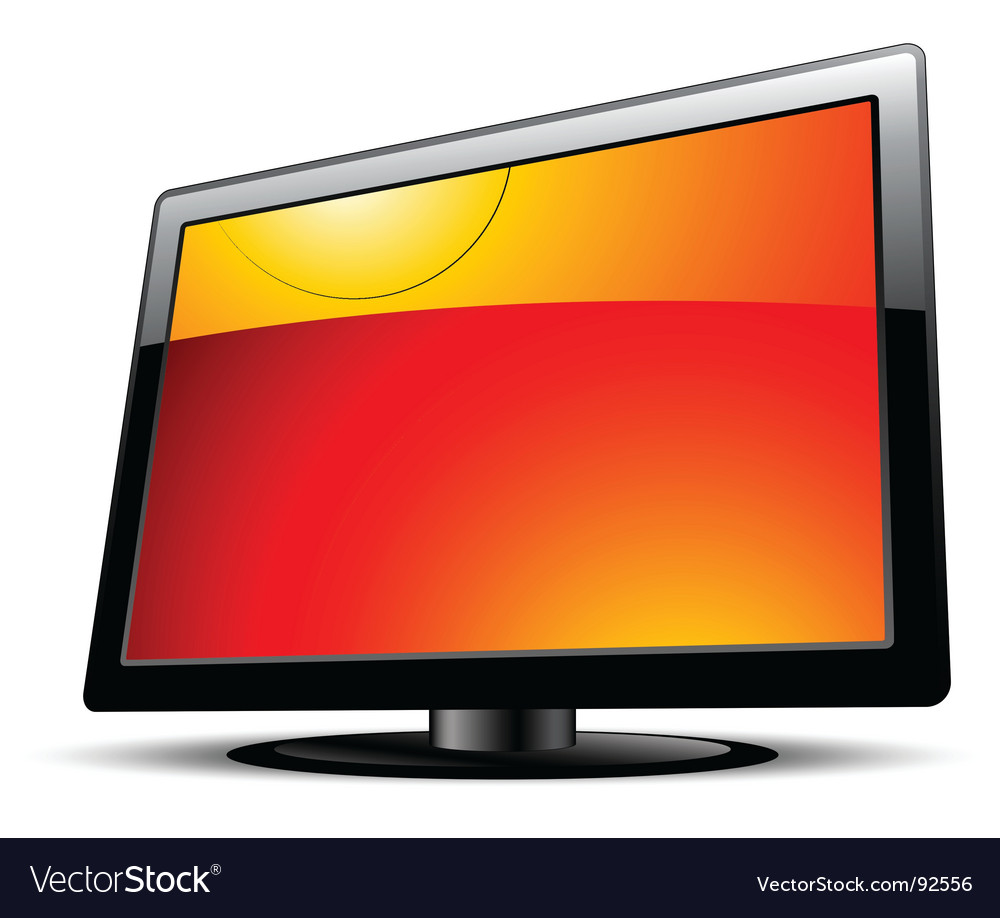 Lcd panel Royalty Free Vector Image - VectorStock