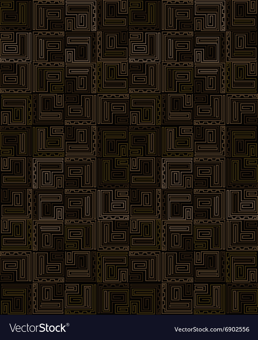 Set of seamless geometric square patterns Vector Image