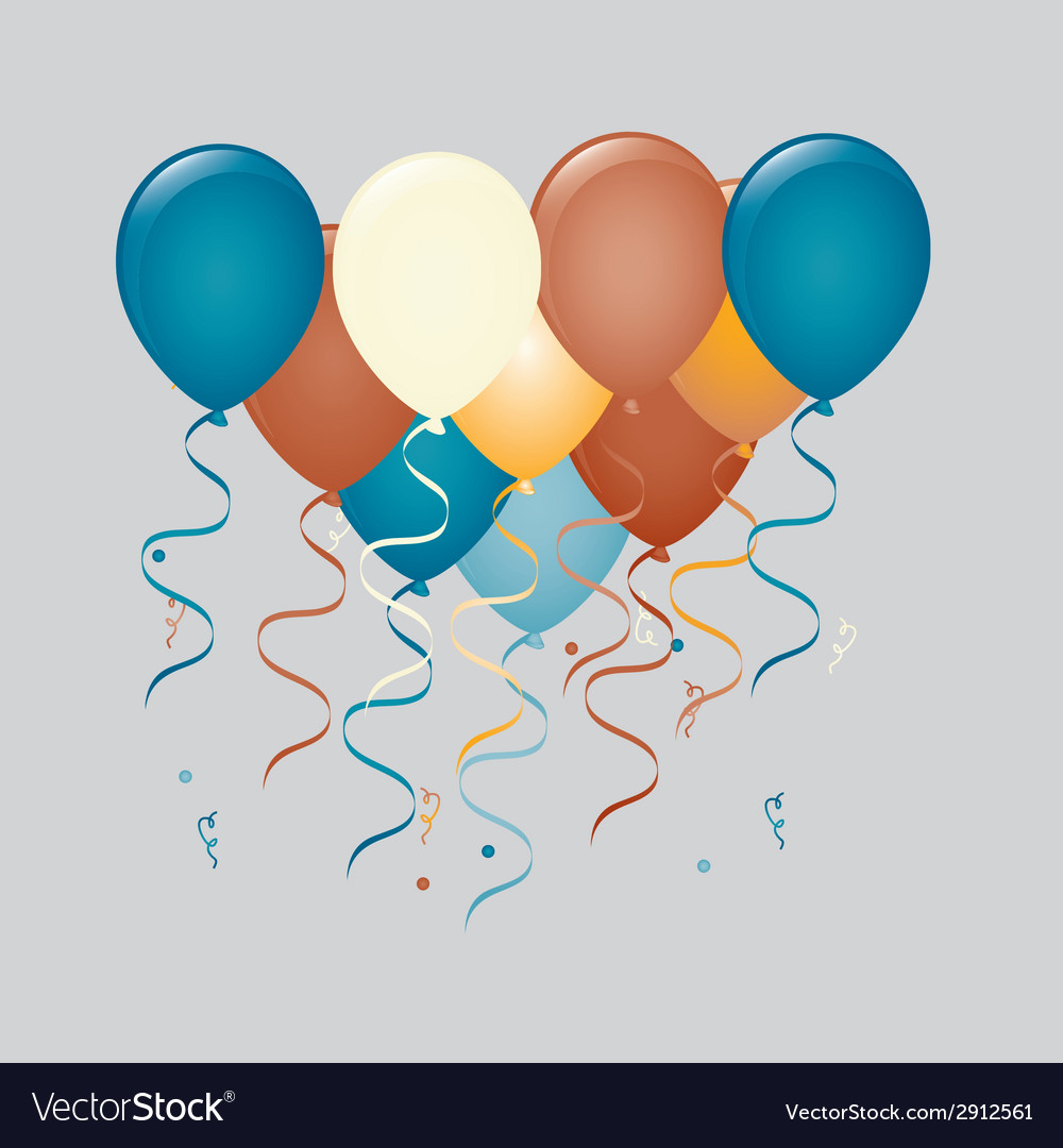 Balloons Royalty Free Vector Image - VectorStock