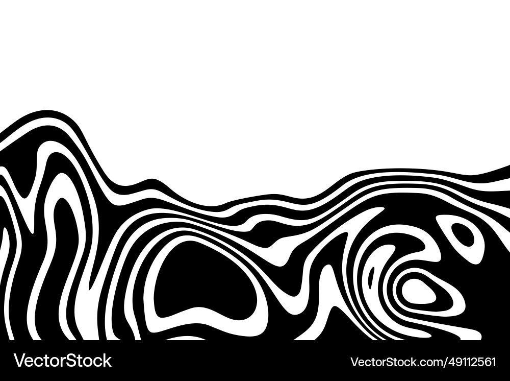 Cover for a poster with waves and vibrations Vector Image