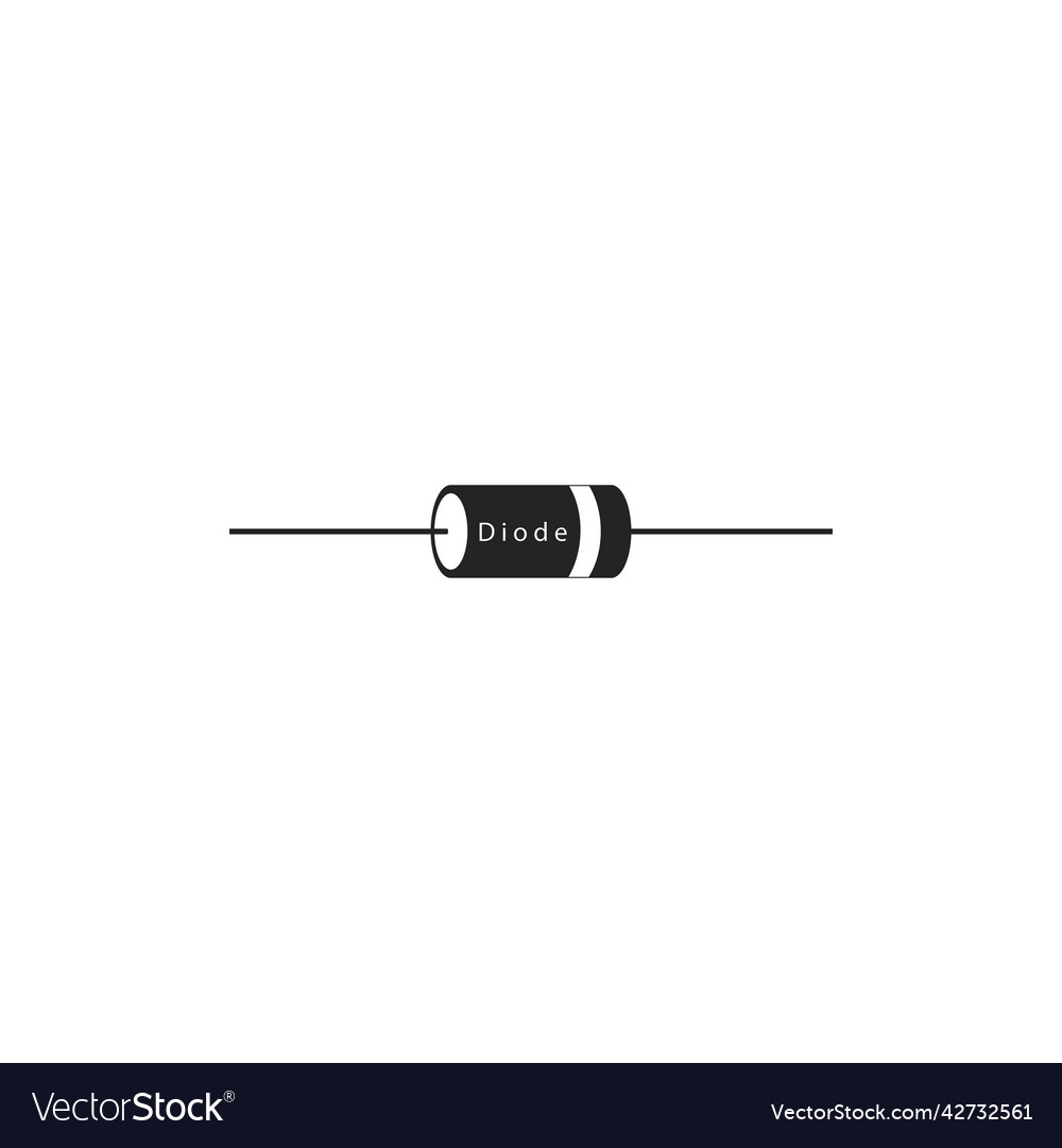 Diode icon Royalty Free Vector Image - VectorStock