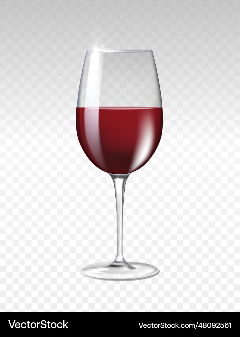 Glass of wine concept Royalty Free Vector Image