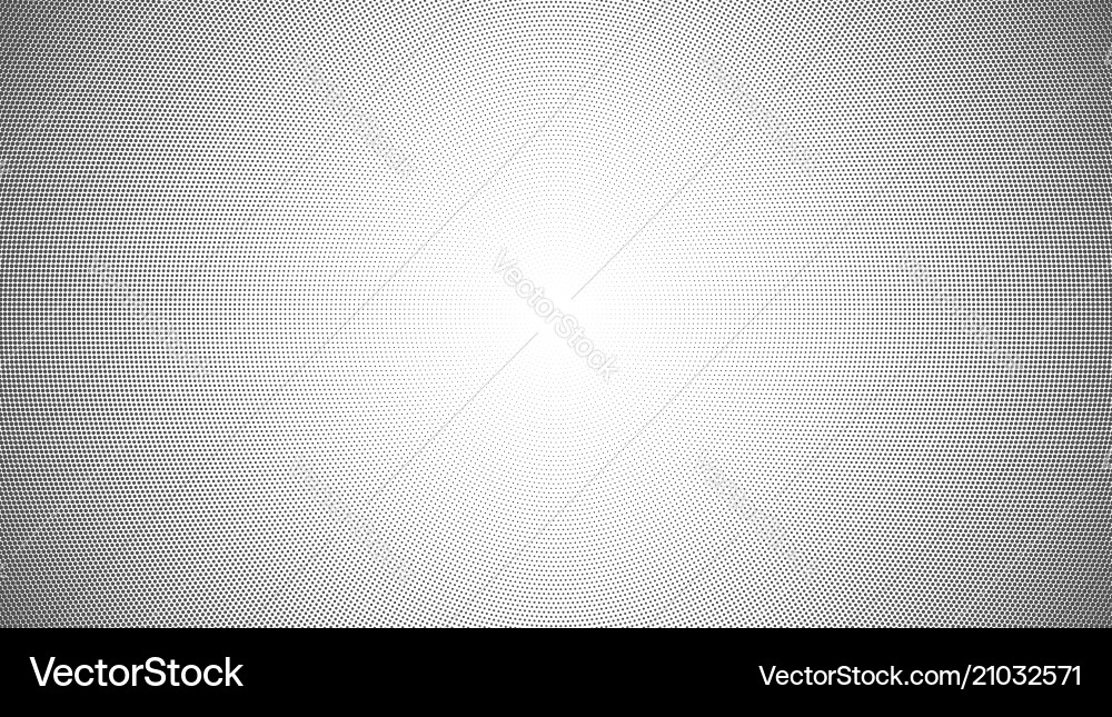 Halftone of radial gradient with dots modern Vector Image