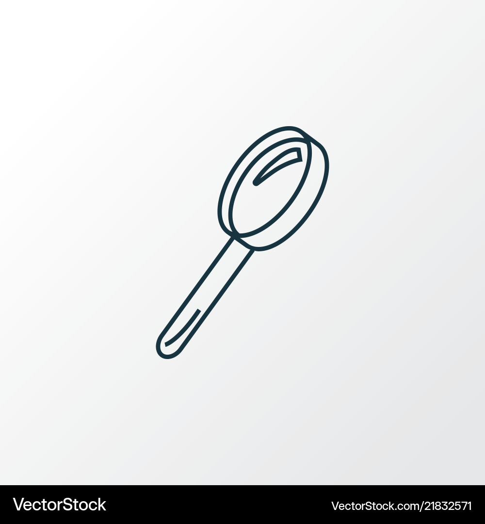 Magnifying glass icon line symbol premium quality Vector Image