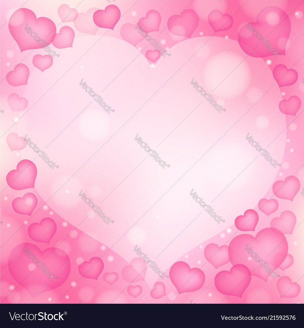 Abstract image with heart theme 1 Royalty Free Vector Image