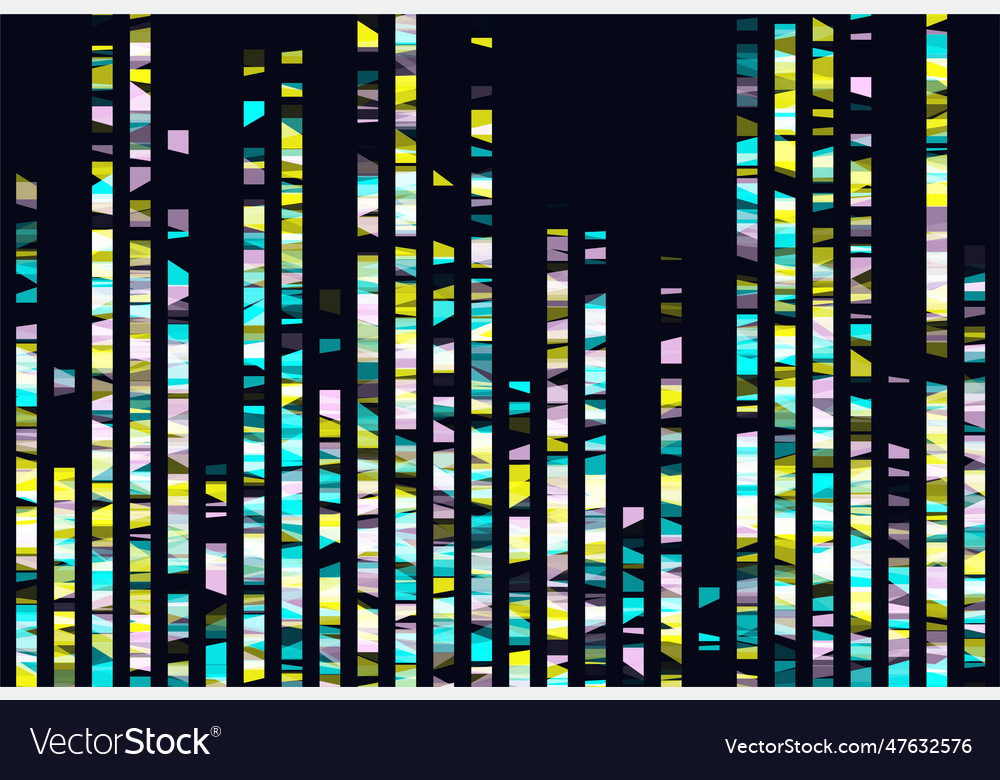 Big Genomic Data Visualization Royalty Free Vector Image