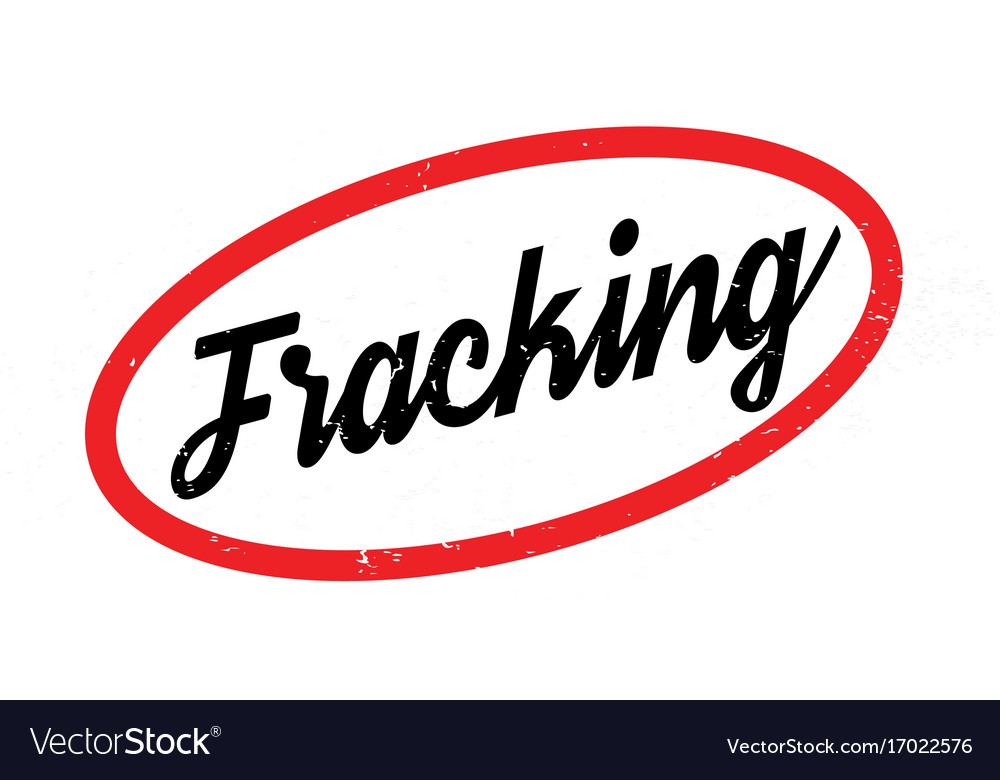 Fracking rubber stamp Royalty Free Vector Image