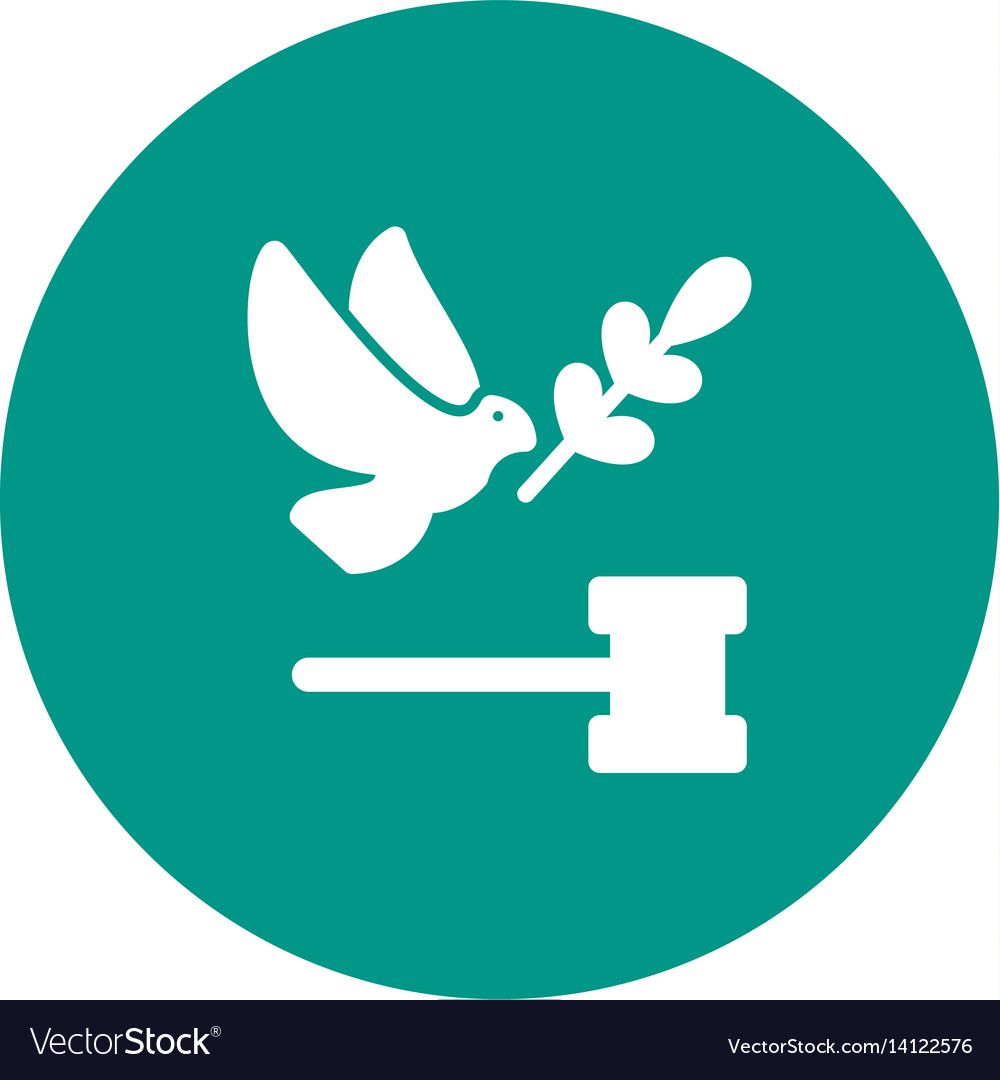 Peace and justice Royalty Free Vector Image - VectorStock