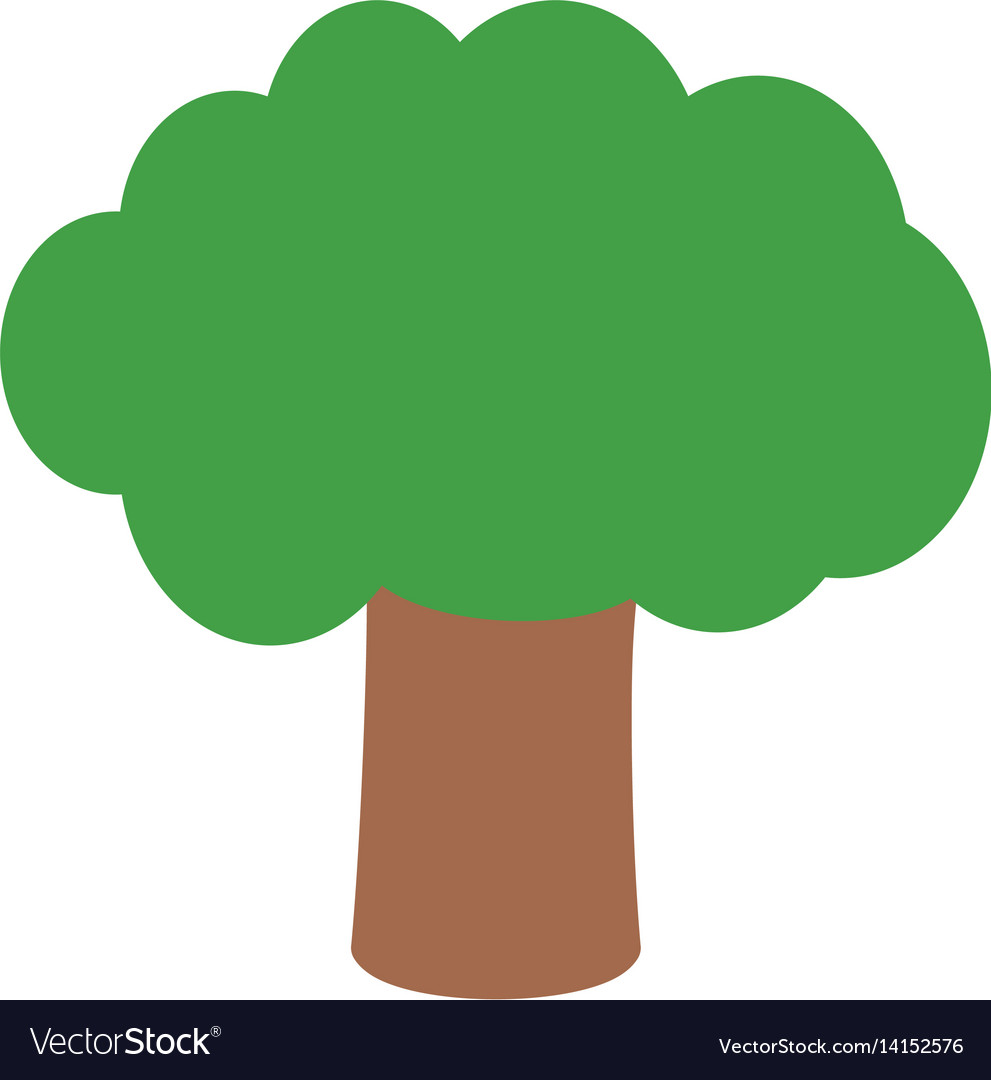 Tree i Royalty Free Vector Image - VectorStock