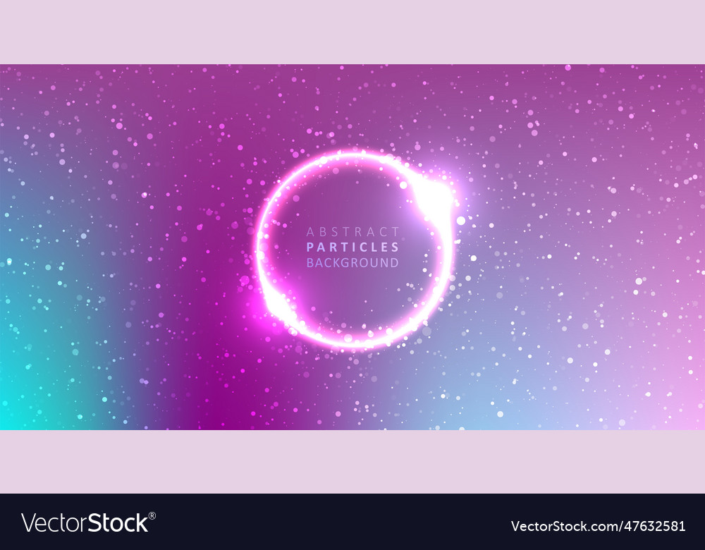 Particles liquid dynamic flow Royalty Free Vector Image