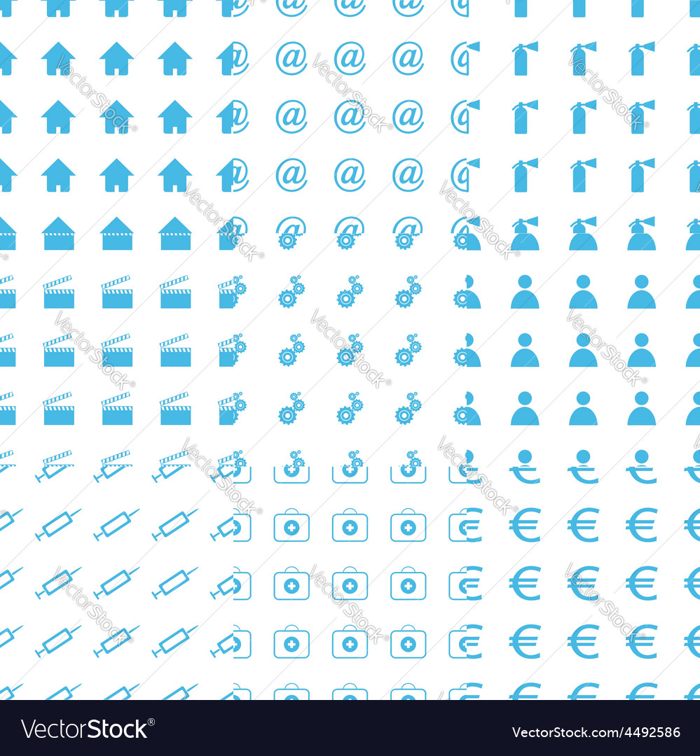Big seamless pattern set Royalty Free Vector Image