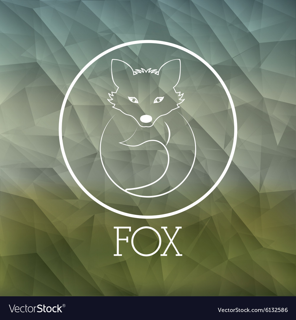 Fox design Royalty Free Vector Image - VectorStock