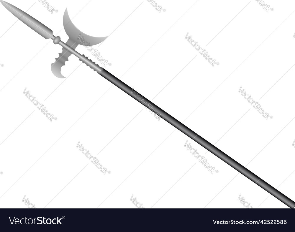 Halberd Royalty Free Vector Image - VectorStock