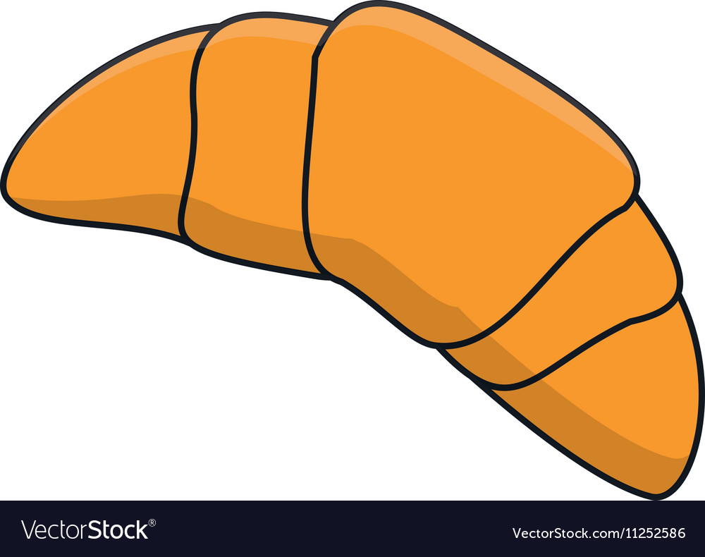 Isolated croissant food design Royalty Free Vector Image Isolated croissant food design Royalty Free Vector Image