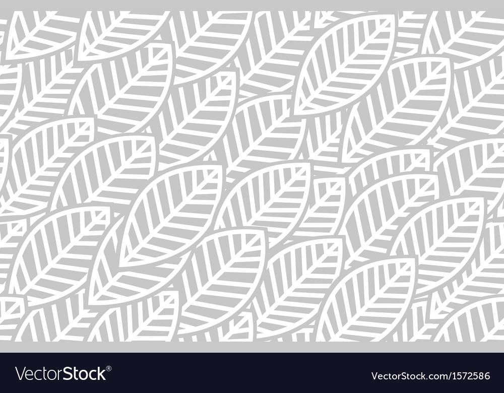 Leaves background pattern Royalty Free Vector Image