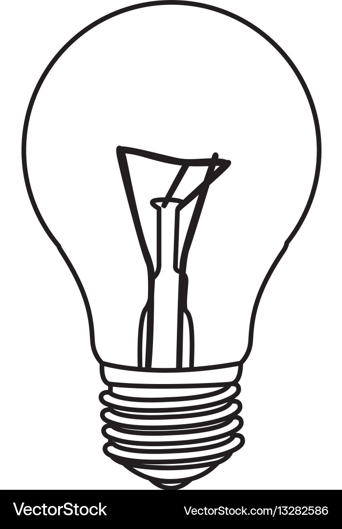 Save bulb icon image Royalty Free Vector Image