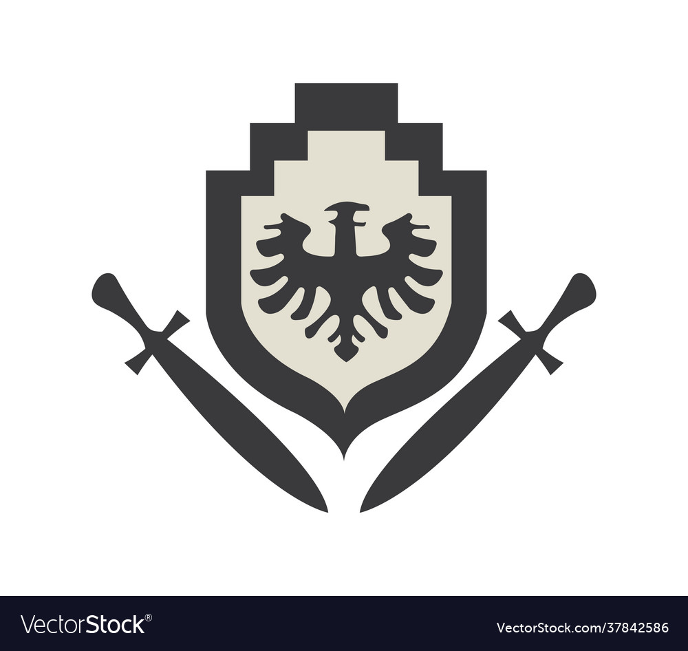 Shield with eagle Royalty Free Vector Image - VectorStock