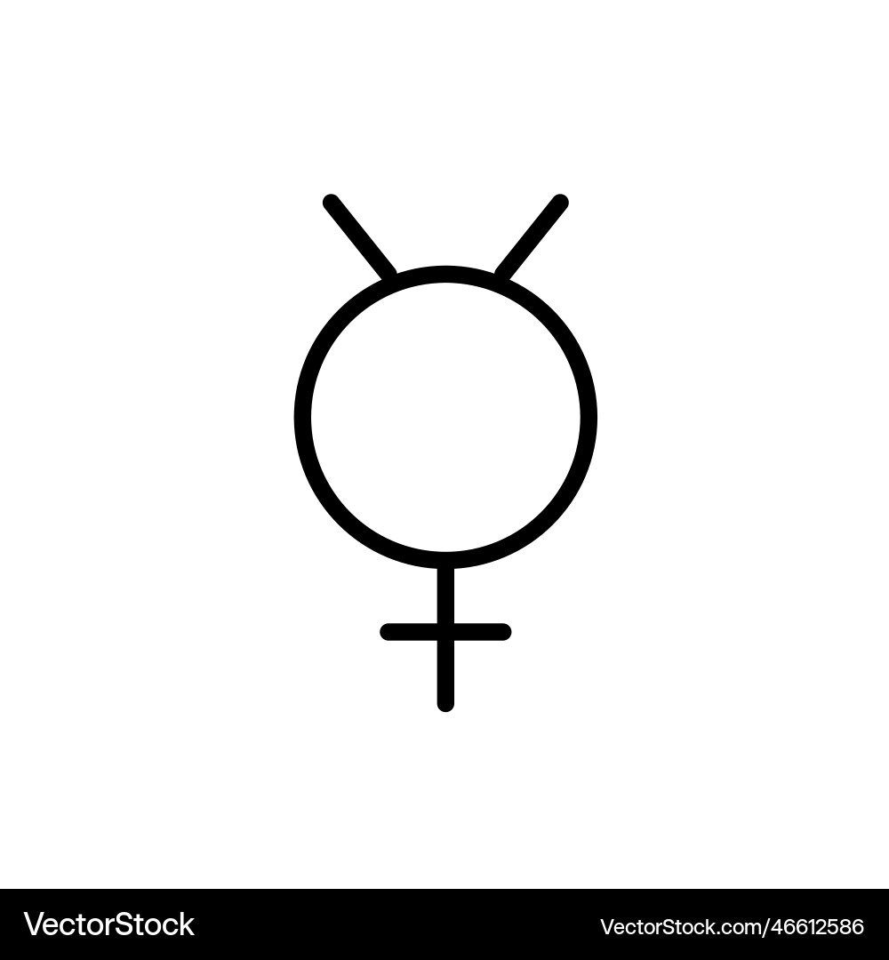 Transgender person symbol representation Vector Image