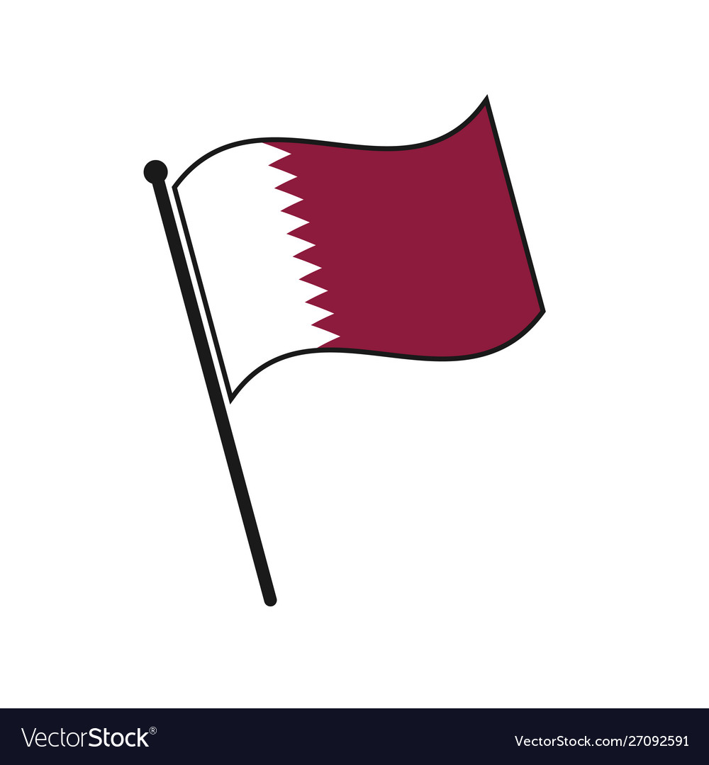 Simple flag isolated Royalty Free Vector Image