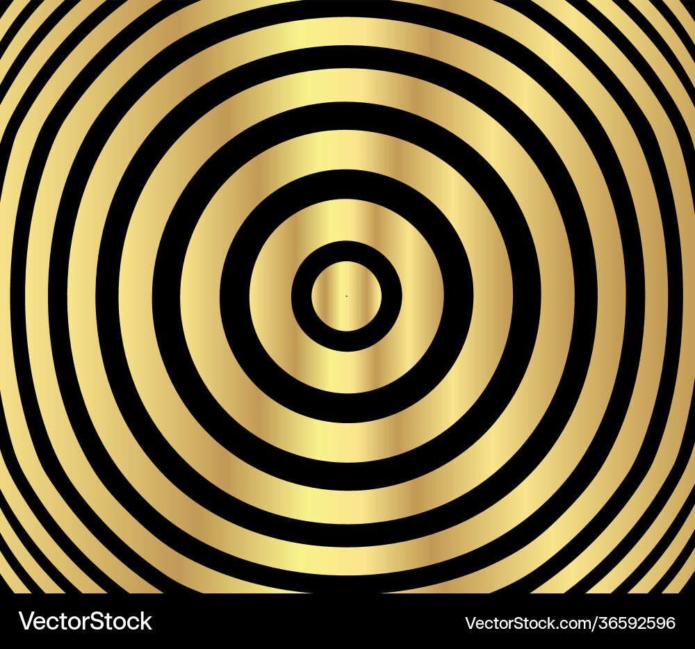 Abstract gold luxurious color circle halftone Vector Image