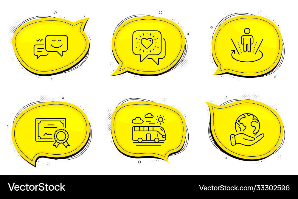 Friends chat augmented reality and bus travel Vector Image