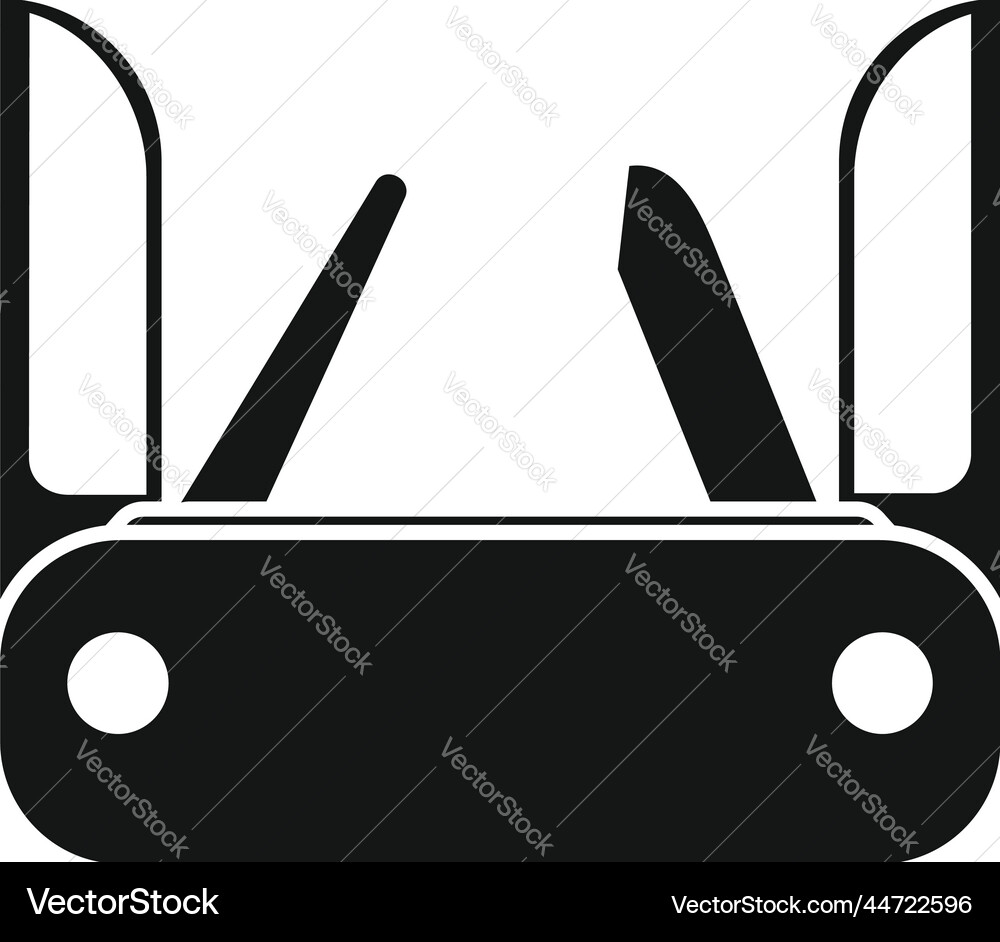Multitool instrument icon simple tool Royalty Free Vector