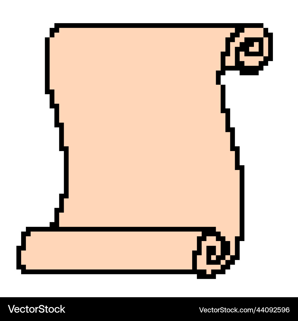 Pixel of an old parchment Royalty Free Vector Image