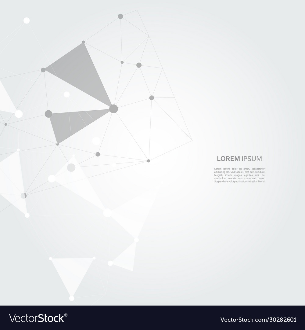 Abstract Connection Structure Science Royalty Free Vector