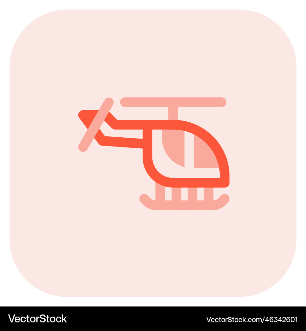 An aircraft with powerful blades helicopter Vector Image