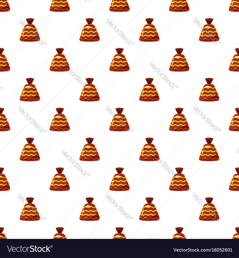 Chocolate candy pattern Royalty Free Vector Image