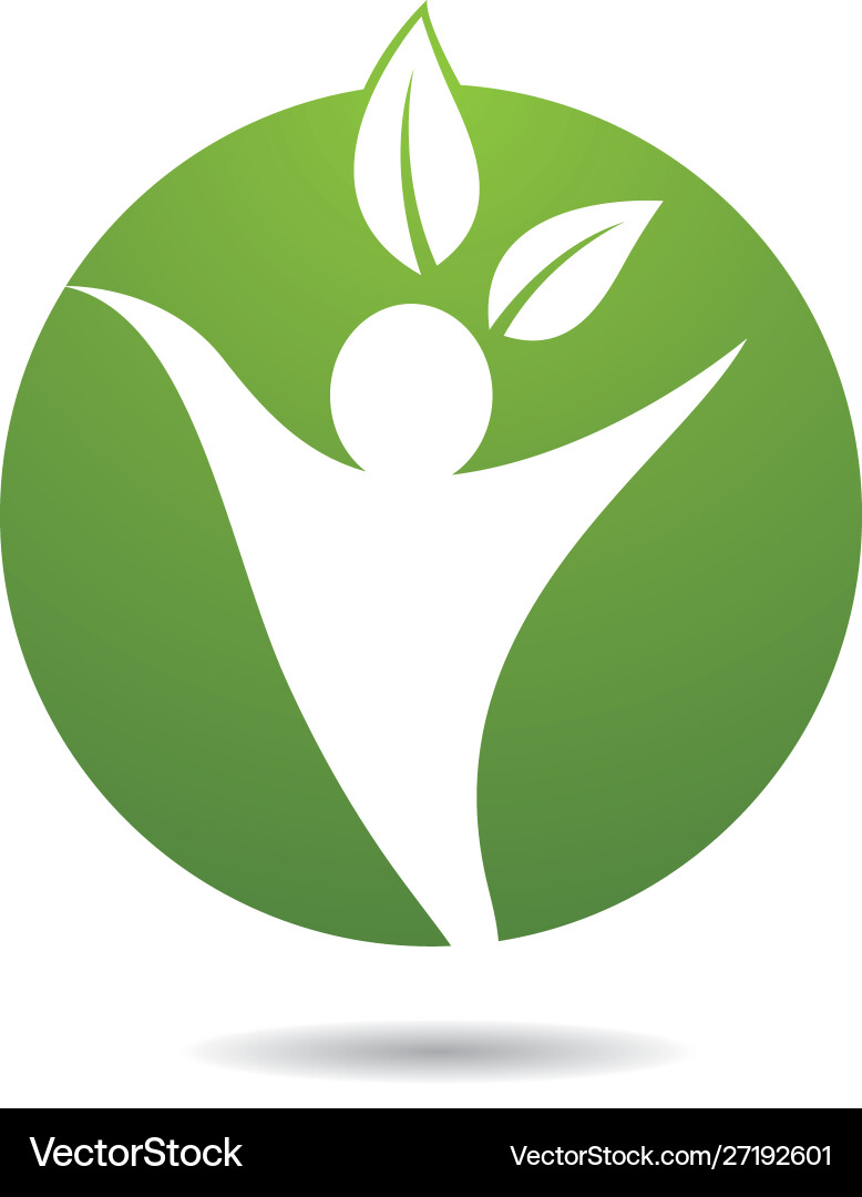 Human health symbol icon Royalty Free Vector Image