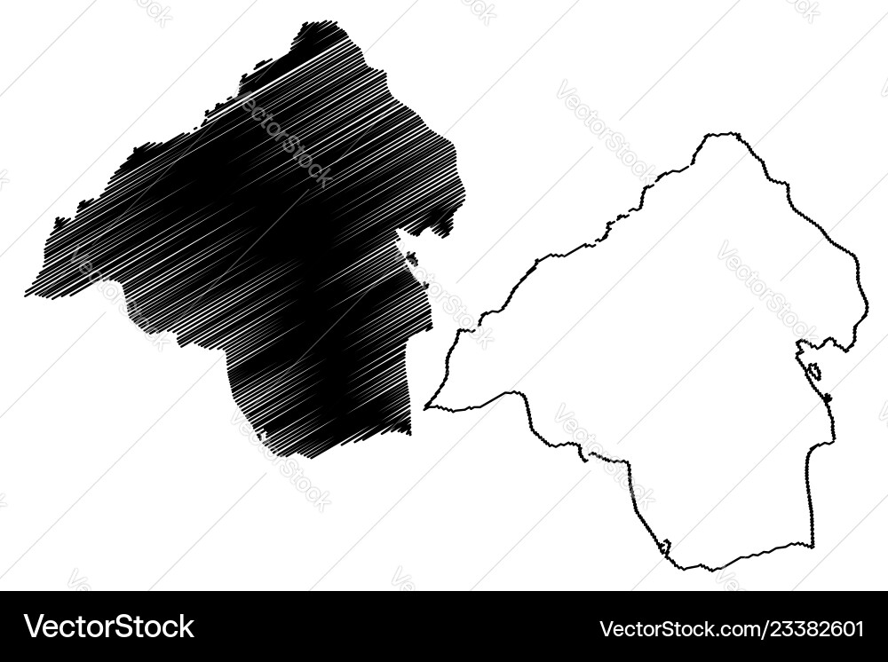 Isparta map Royalty Free Vector Image - VectorStock