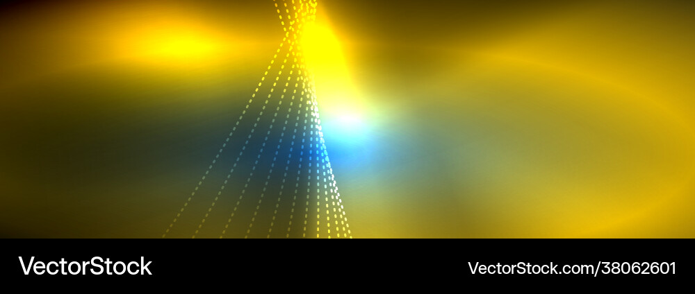 Neon shiny color background with light glowing Vector Image