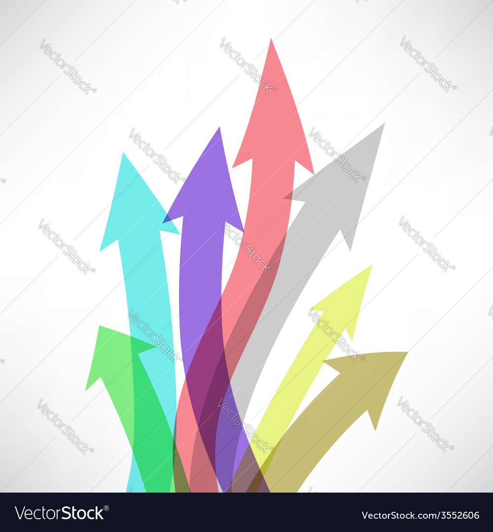 Arrow set Royalty Free Vector Image - VectorStock
