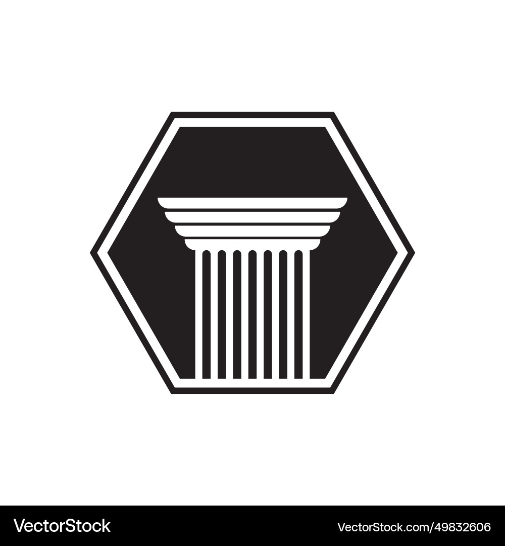 Column logo Royalty Free Vector Image - VectorStock