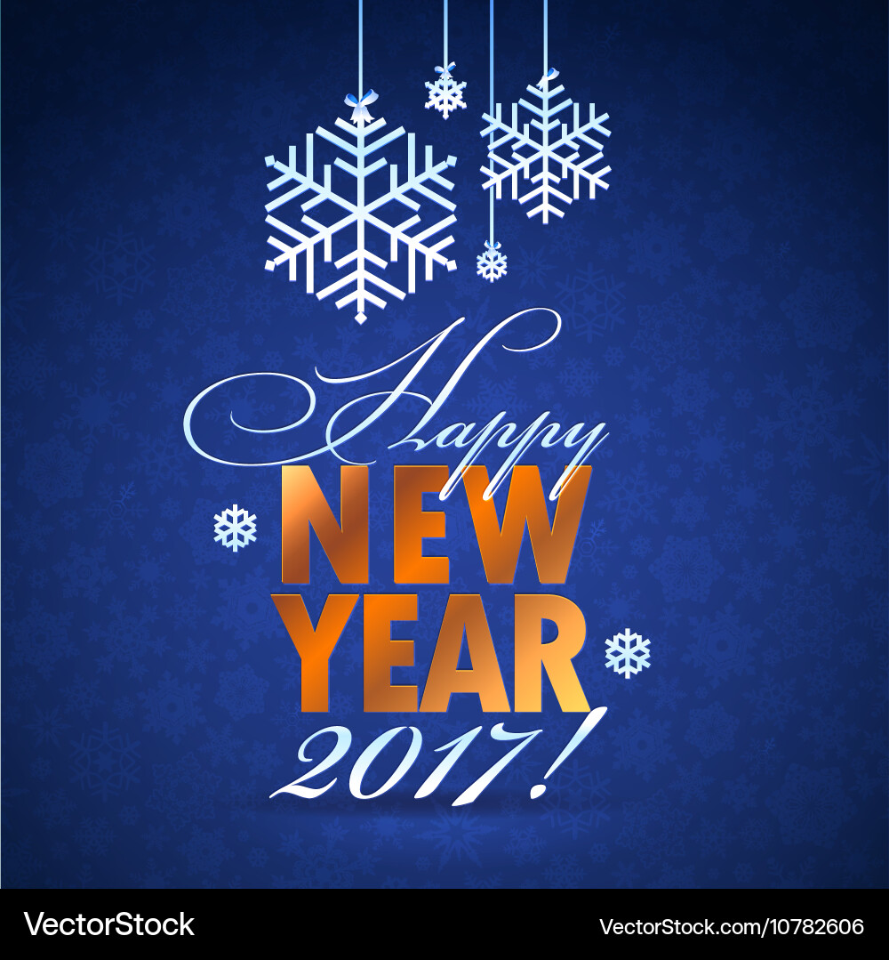 Happy new year greeting card background Royalty Free Vector