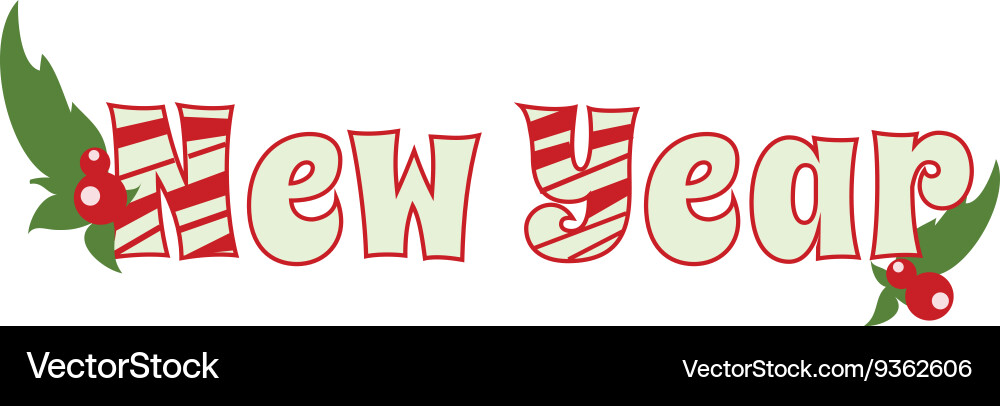 New year Royalty Free Vector Image - VectorStock