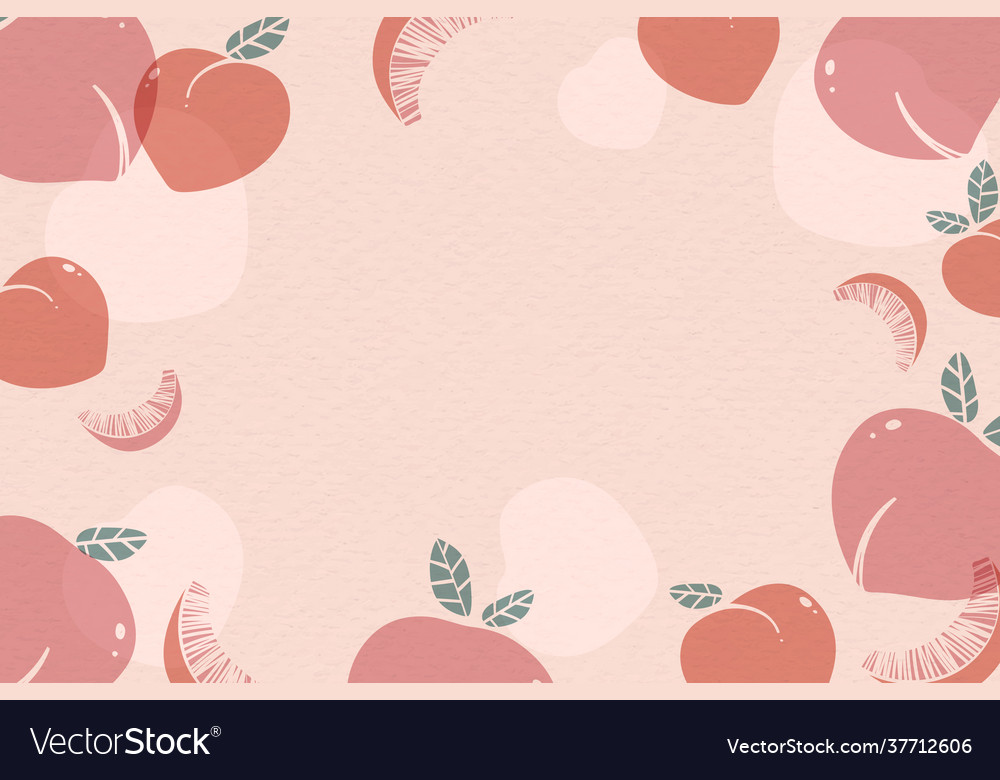 Pink peach pattern Royalty Free Vector Image - VectorStock